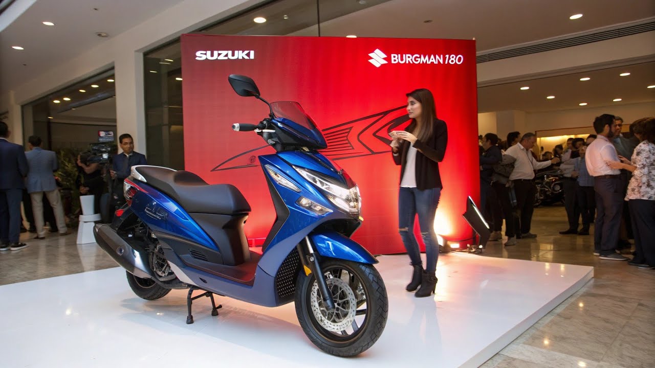 All New look 2025 Suzuki Burgman 180 finally LAUNCHED!! - YouTube