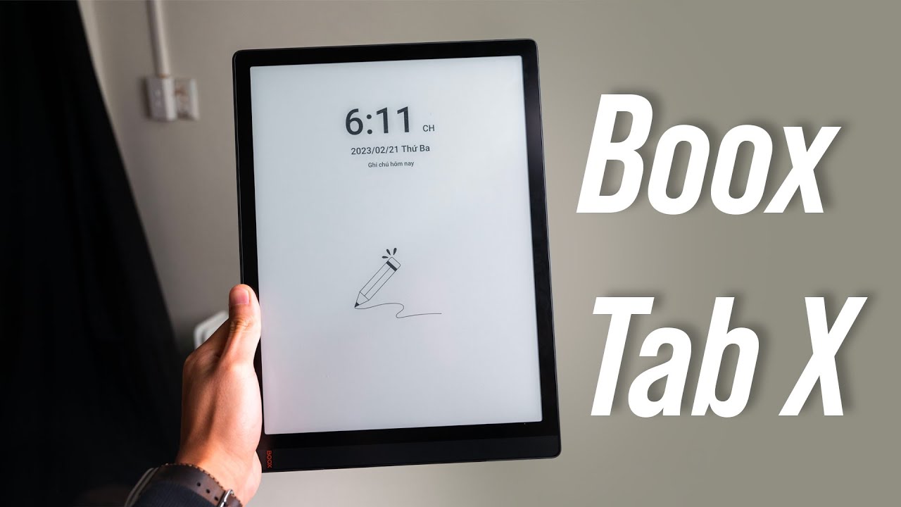 Trên tay Boox Tab X: tablet màn hình E Ink cấu hình rất mạnh - YouTube