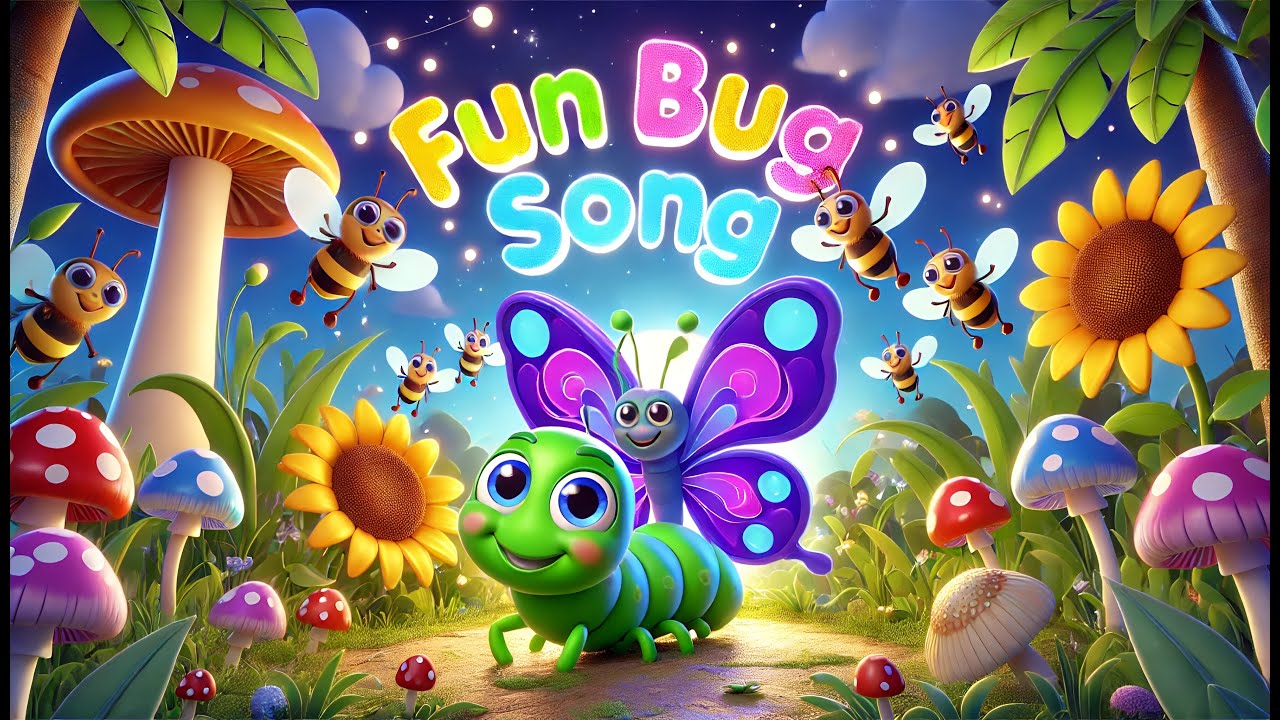 Fun Bug song | Insects | Nursery rhymes & Kids songs - YouTube
