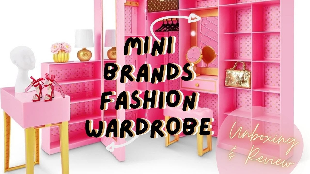 UNBOXING & REVIEW MINI BRANDS FASHION WARDROBE. AMPLIO Y UTIL ...