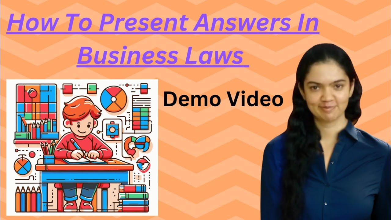 Business Law Written Practice | How To Present Answers - YouTube