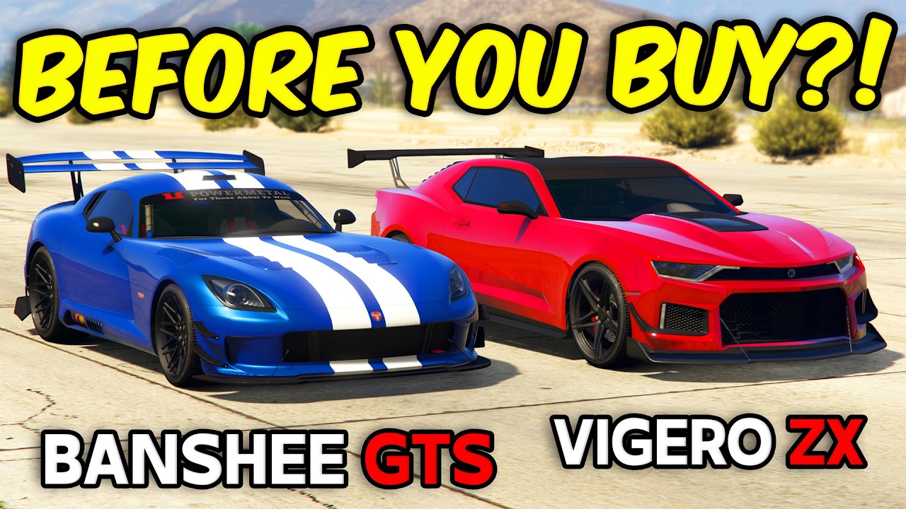 GTA 5 Online - BANSHEE GTS vs VIGERO ZX [Full Comparison] - YouTube