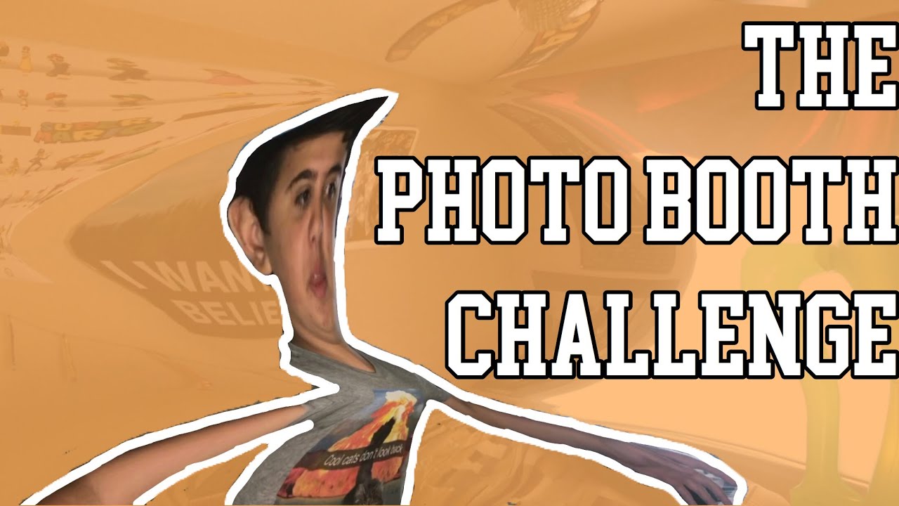 THE PHOTO BOOTH CHALLENGE // challenge week - YouTube