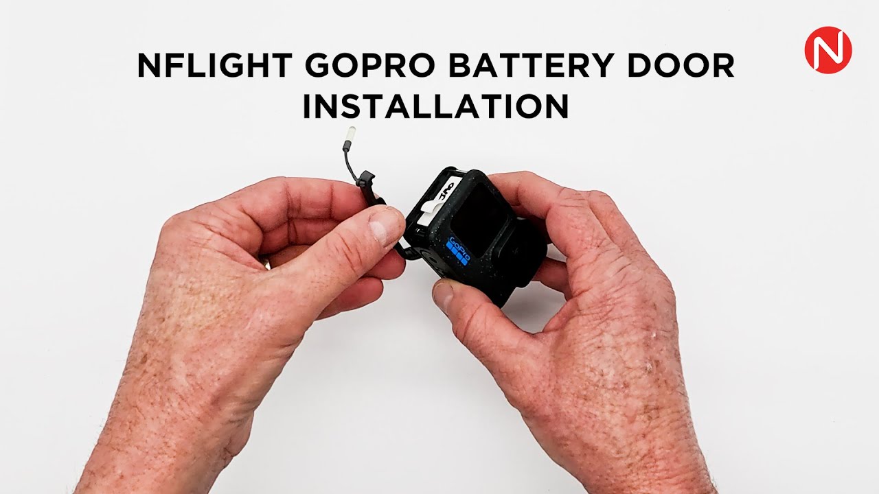NFlight GoPro Battery Door Installation - YouTube