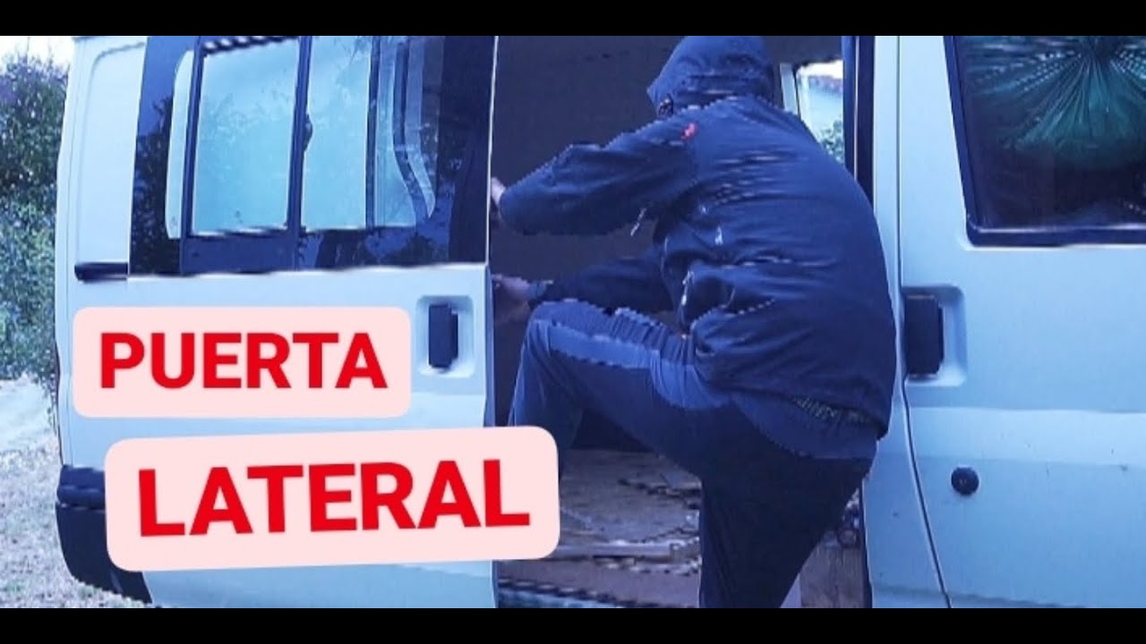 Como FORRAR PUERTA LATERAL de una Ford Transit 🚐 del año 2000 - YouTube