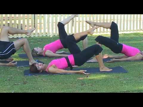 Pilates Shoulder bridge - The 7 Minute Workout - YouTube