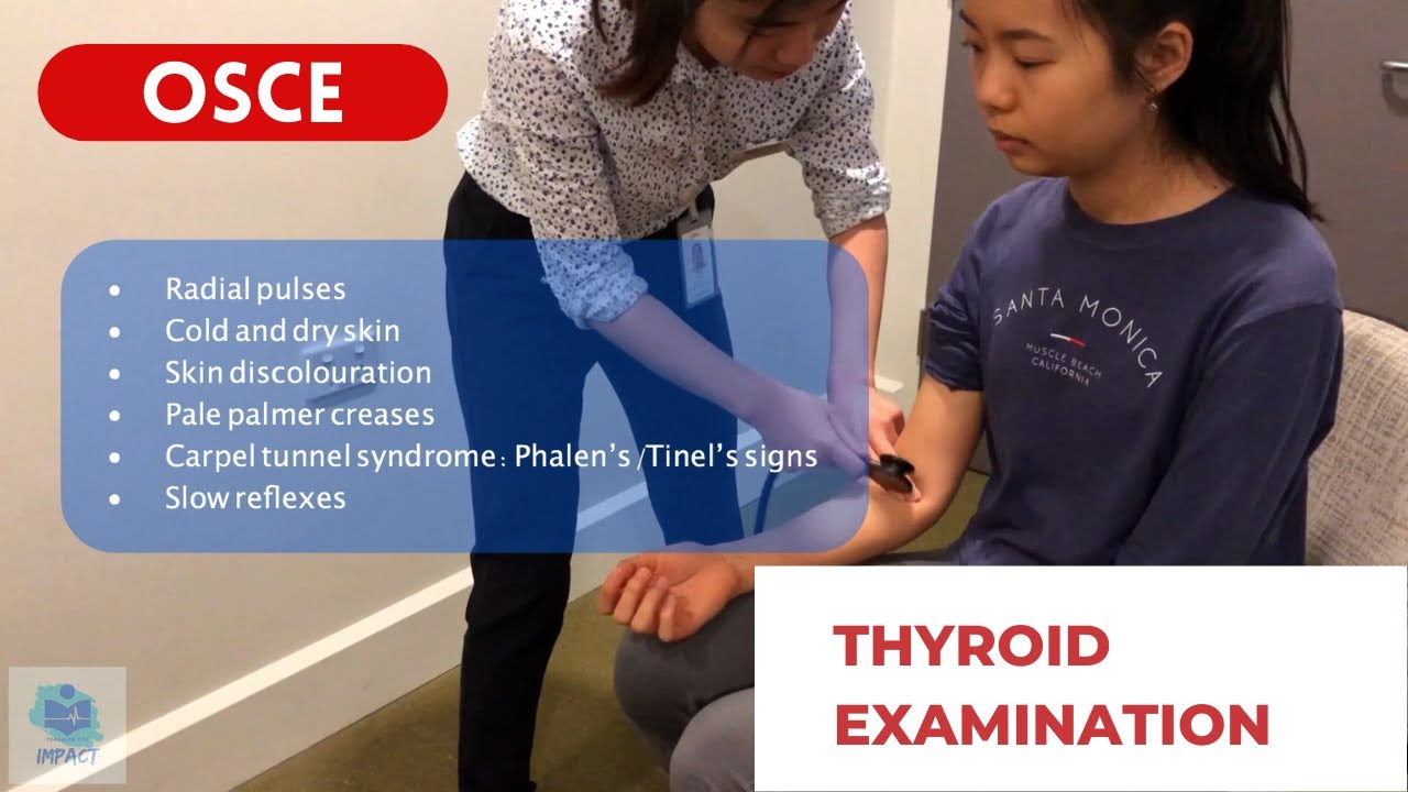 OSCE Video Series: Thyroid Examination | Teaching for Impact - YouTube