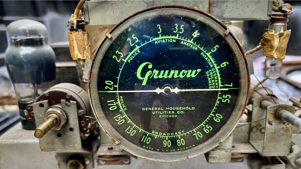 Grunow - Model 654 | Receiver Assessment Pre Restoration - YouTube