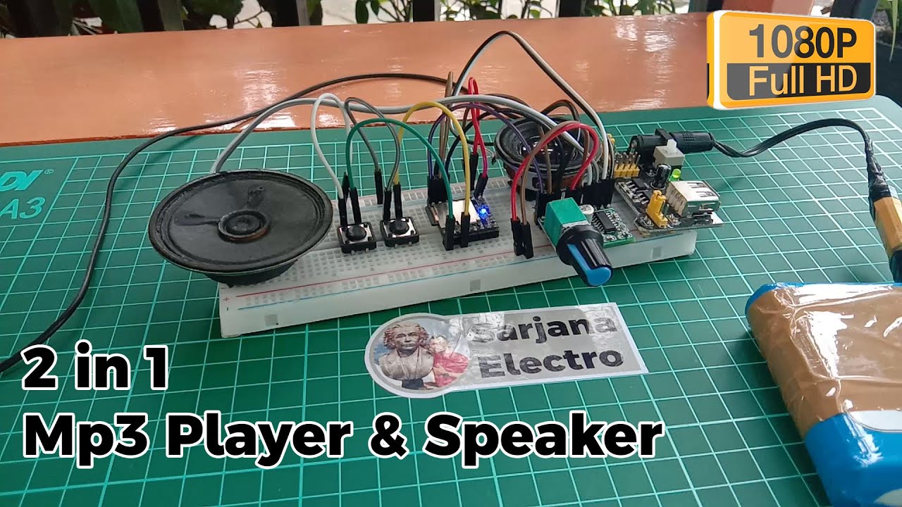 Membuat Mp3 Player Sendiri - Mini Amplifier 5 volt | Stereo Amplifier ...