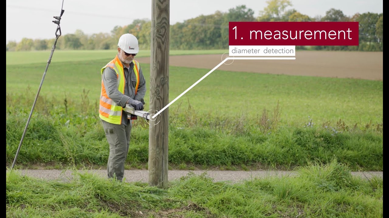 In less than 100 seconds | Wooden pole inspections with IML-RESI ...