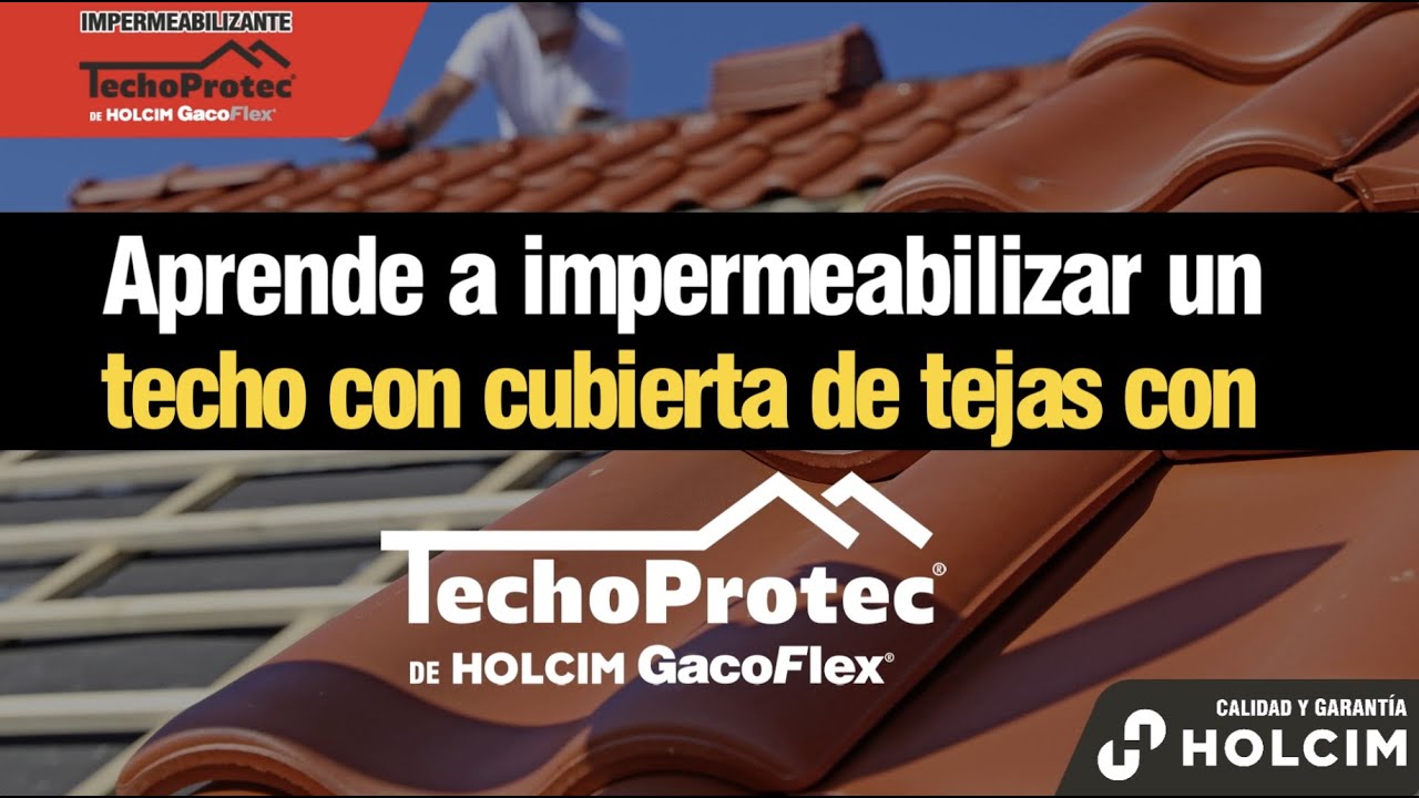 Cómo impermeabilizar un techo tejado - YouTube