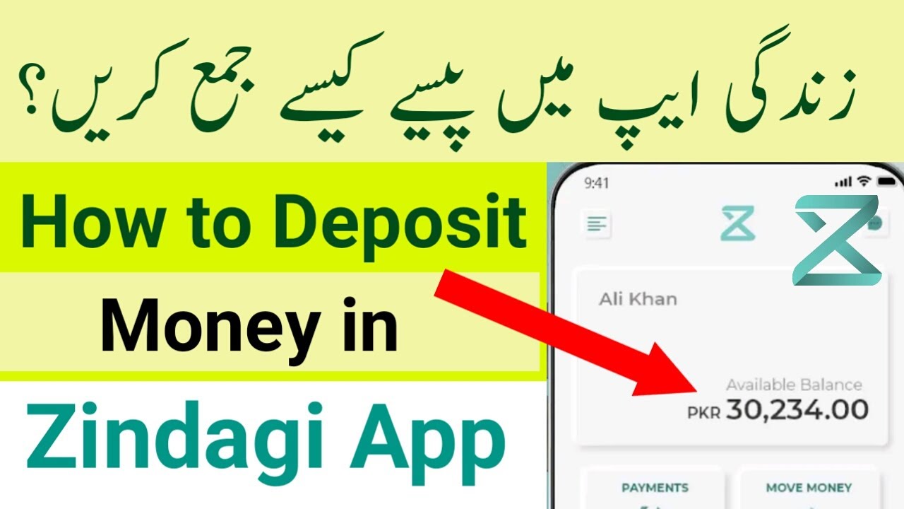 How to Deposit Money in Zindagi App | Zindagi App Mein Deposit Kaise ...