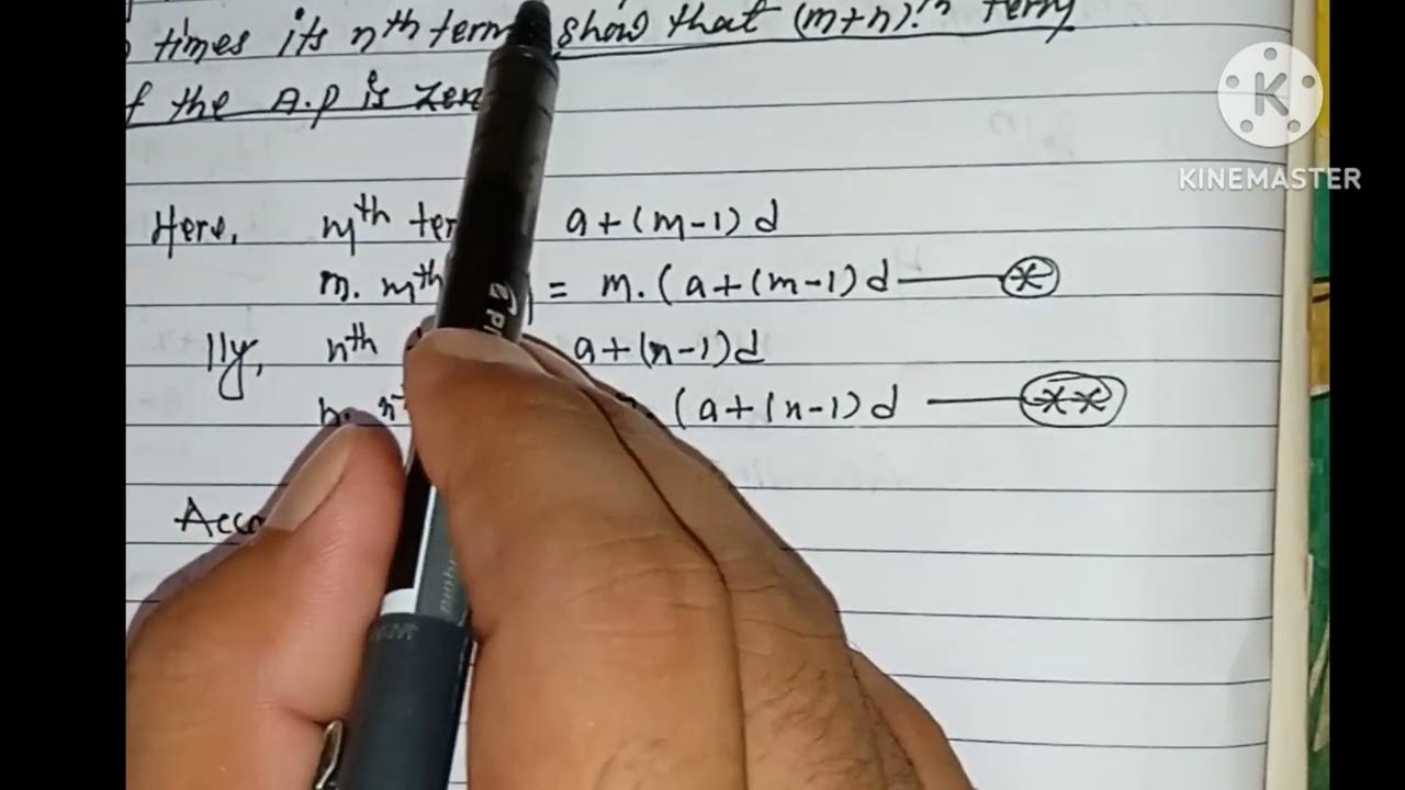 Class 10 Opt Mathematics, Arithmetic sequence //Prove that - YouTube
