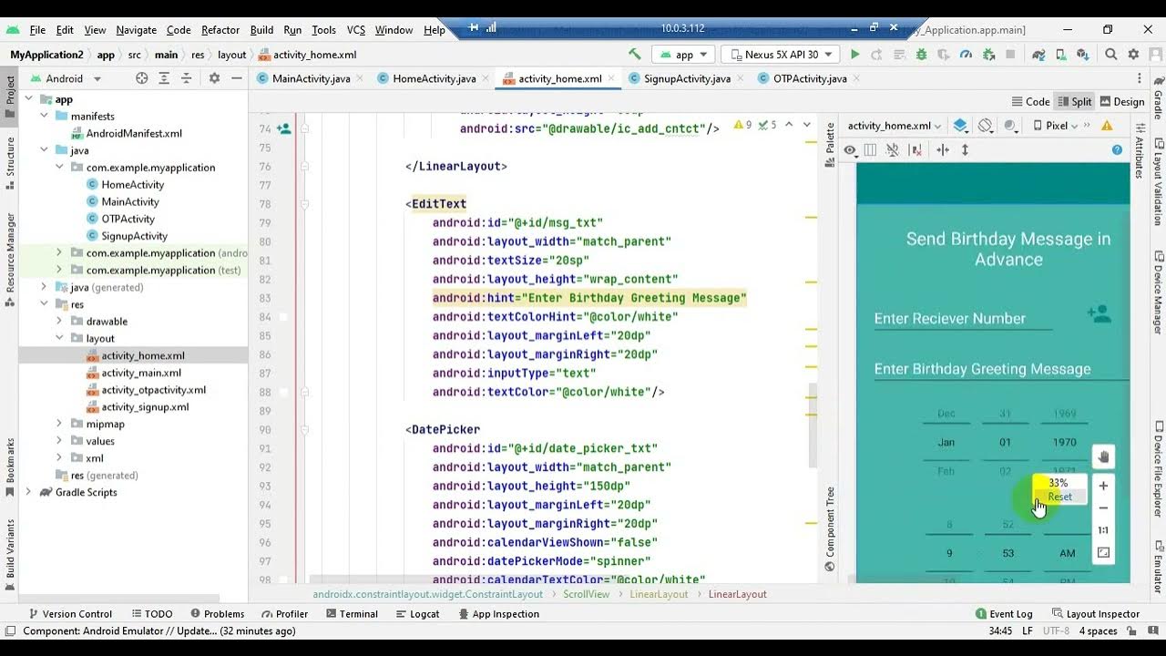 Android Contact Picker I - YouTube