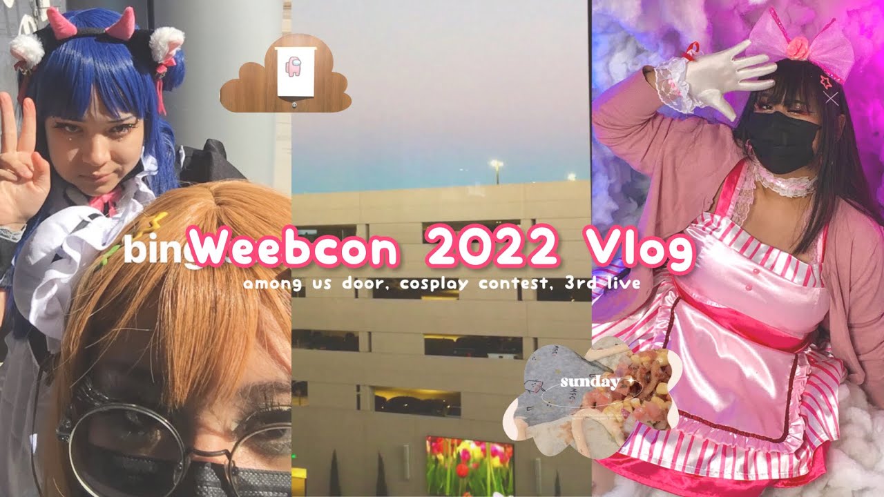 weebcon 2022, cosplay contest + among us door | i♡n anime convention ...