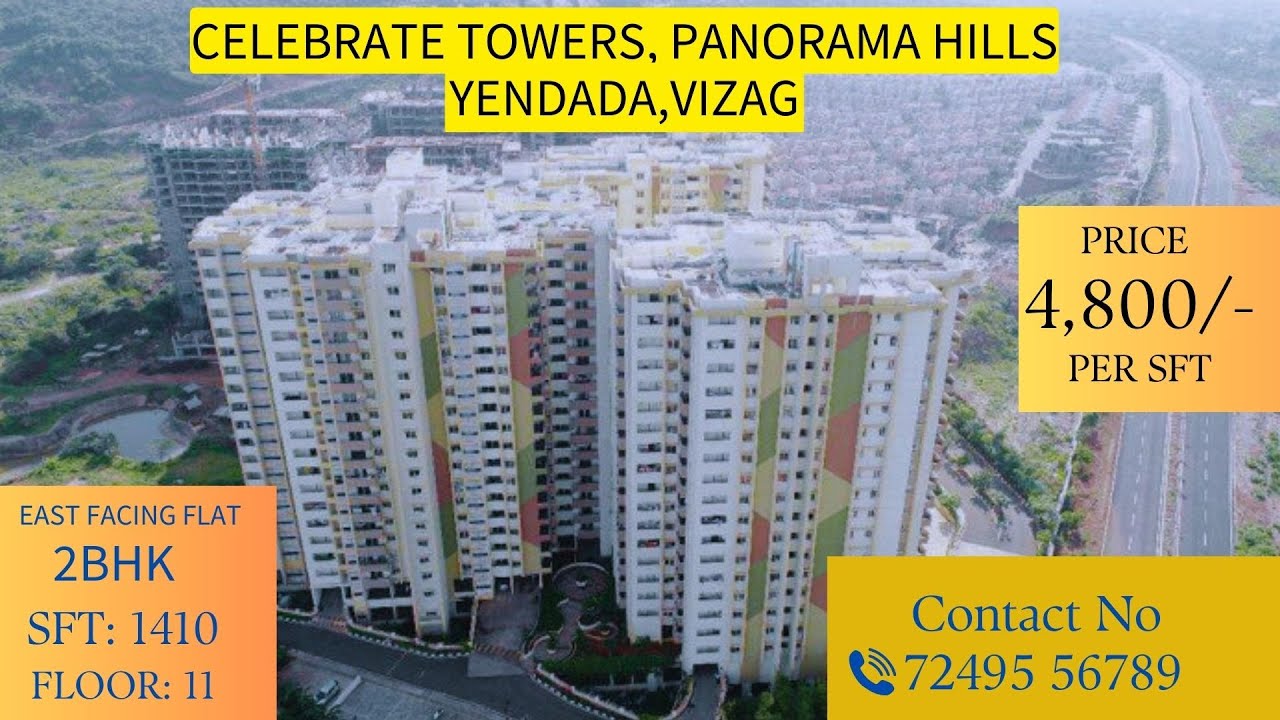 Panorama Hills | Yendada | East Facing Flat | 2BHK | 1410 SFT| Contact ...