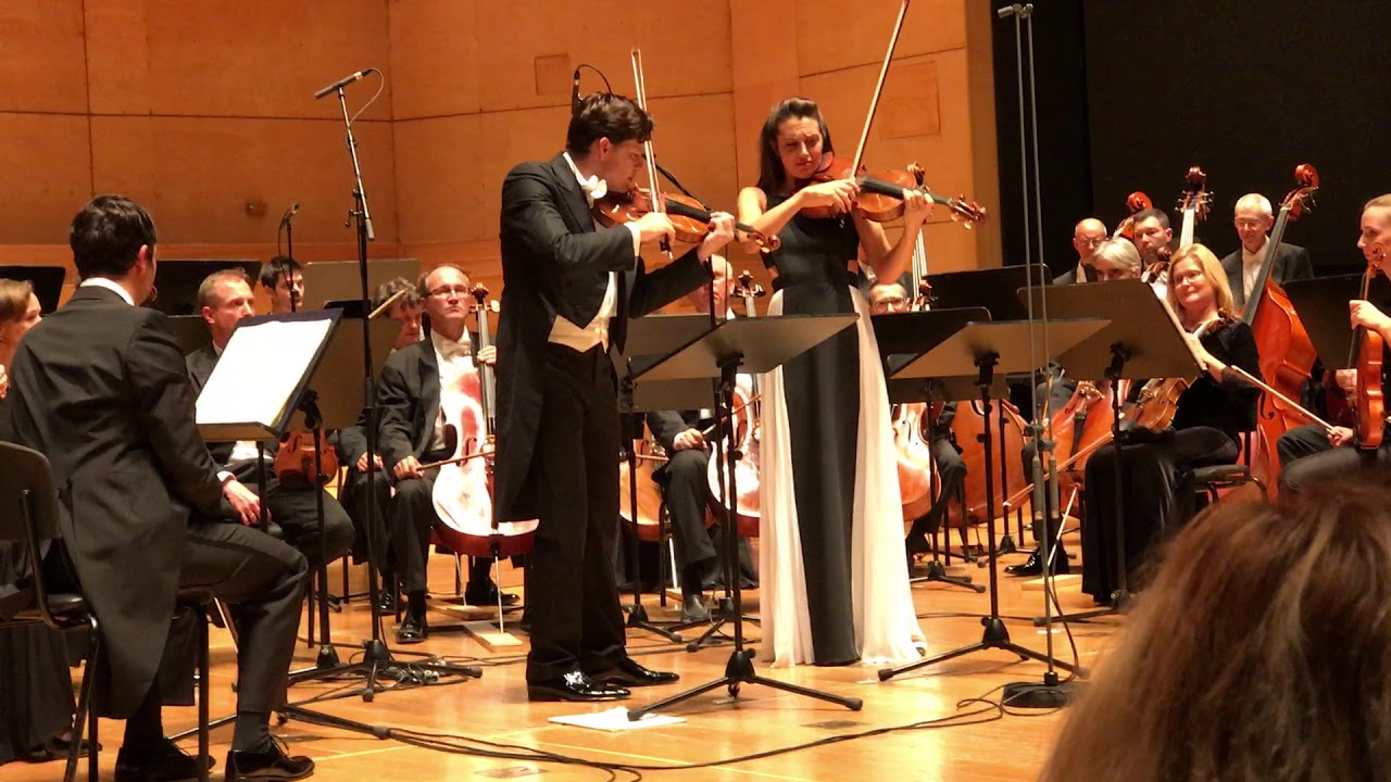 Julian Rachlin and Sarah McElravy playing the first movement cadenza of ...