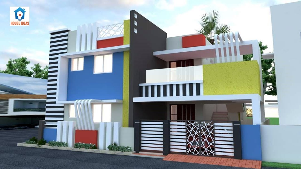 Individual house elevation new designs | residential elevation design ...