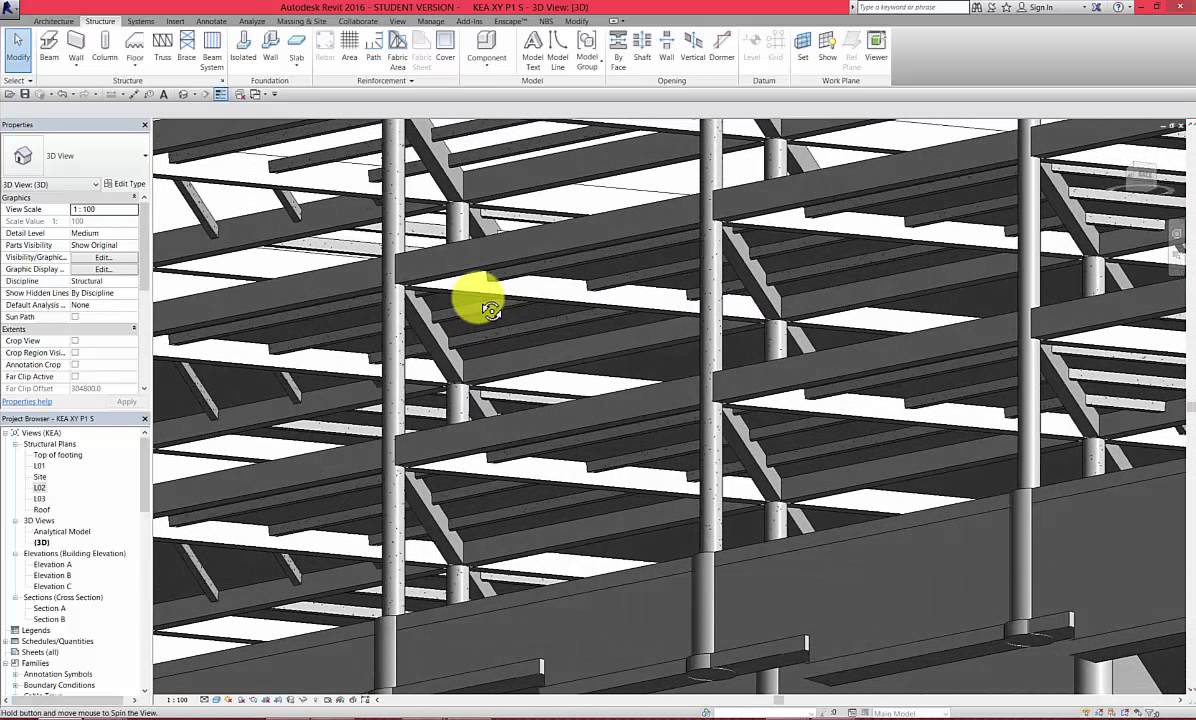 Revit - P1 - Part 12 - Concrete Building - Slabs and edges - YouTube