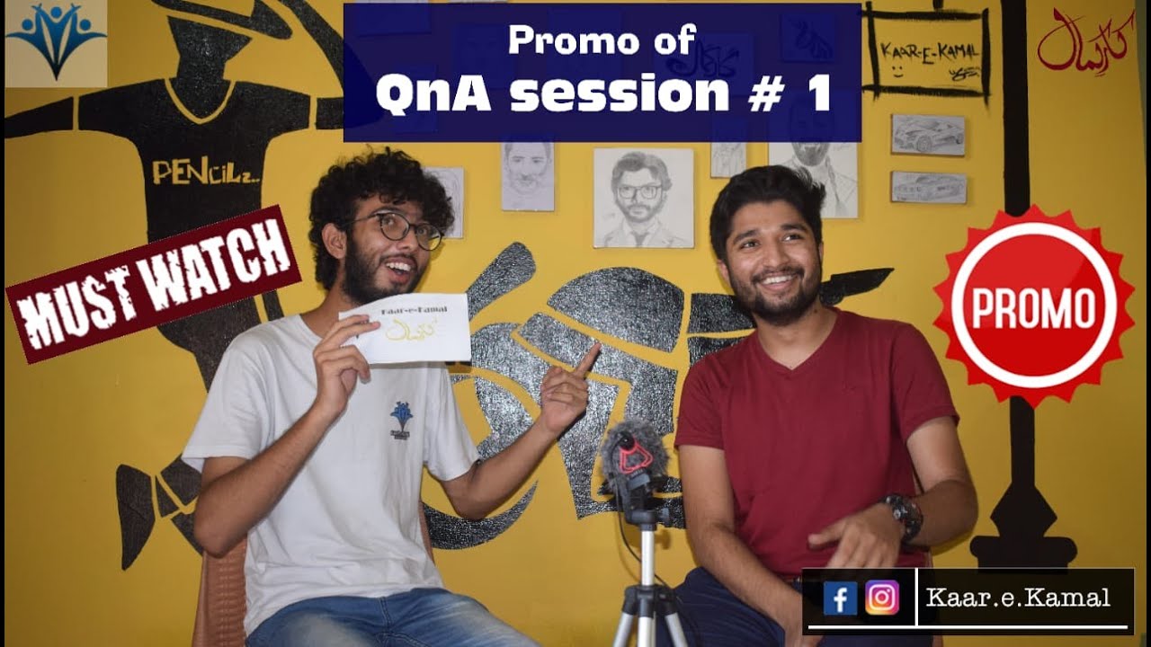 Promo of QnA session # 1 || Rana Bilal Yousaf || Kaar-e-Kamal - YouTube