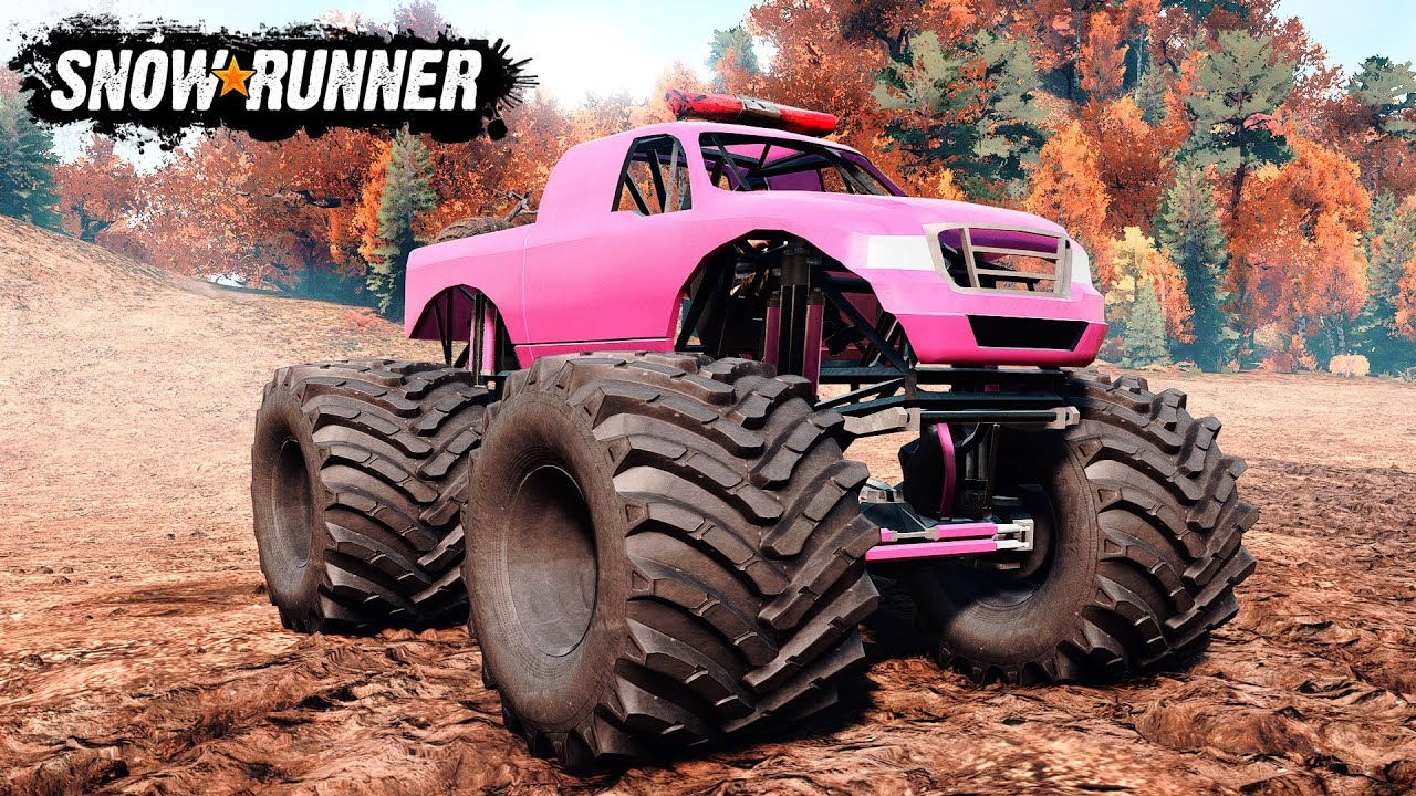 SnowRunner - D150 MONSTER TRUCK In Mud Park - YouTube