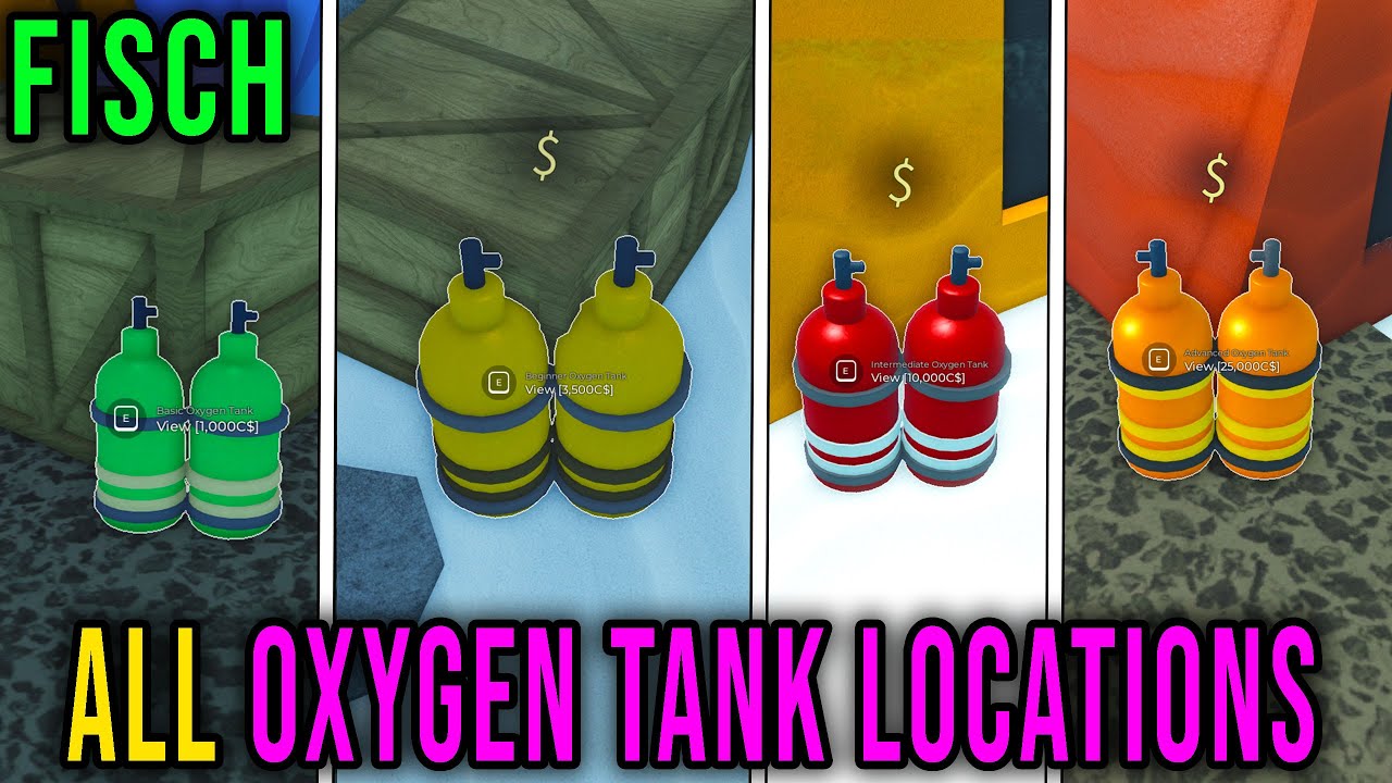 ALL OXYGEN TANKS LOCATIONS (BASIC, BEGINNER, INTERMEDIATE, ADVANCED ...