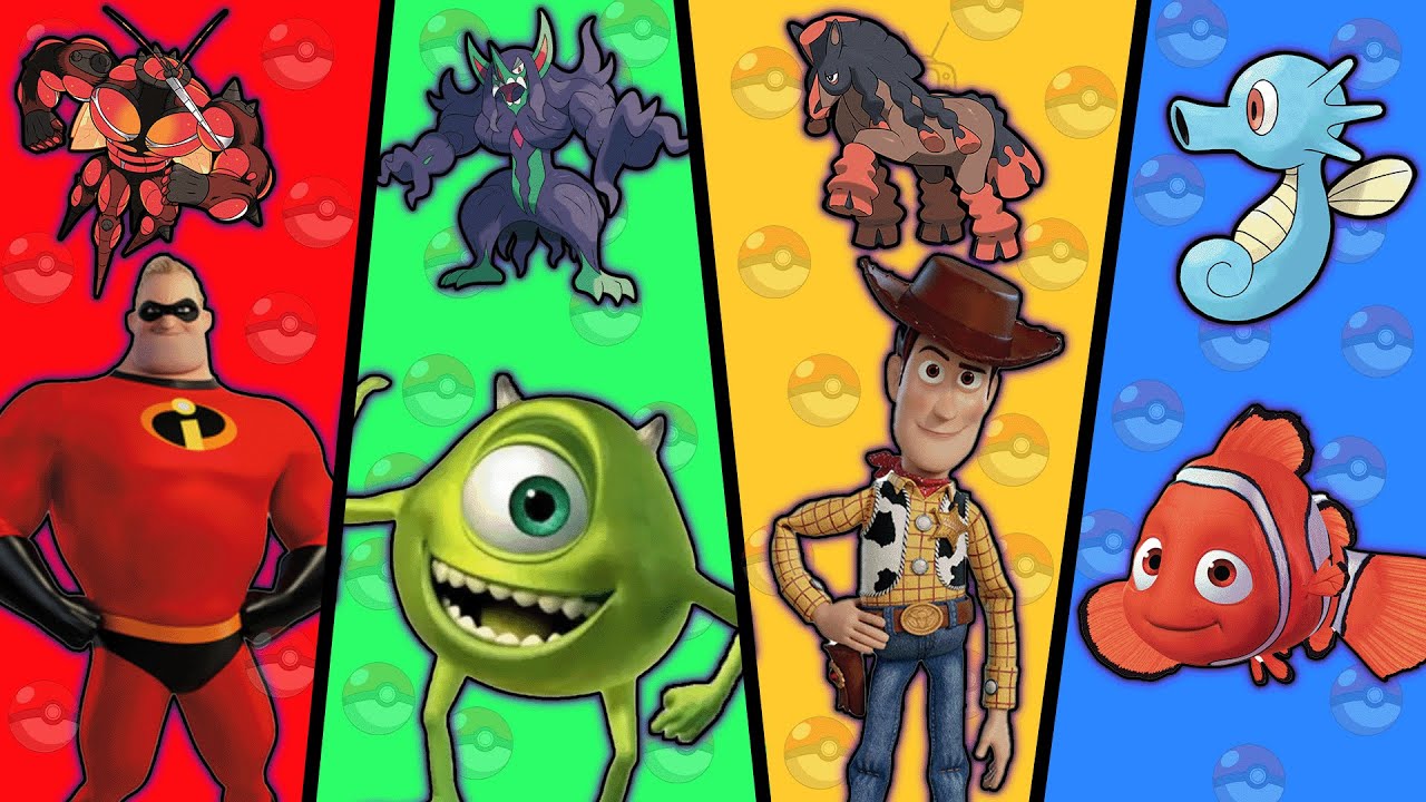 What if Pixar characters were Pokémon Gym Leaders? - YouTube