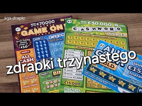 Zdrapki trzynastego | Irish National Lottery Scratchcards - YouTube