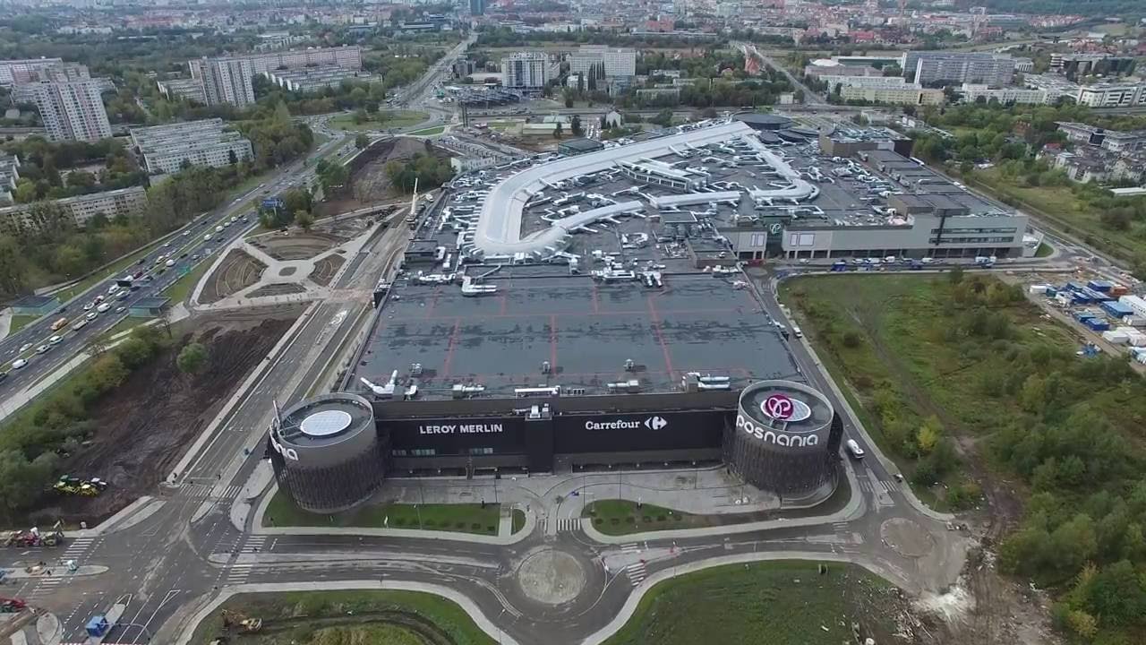GALERIA POSNANIA 9.10. 2016 DJI PHANTOM - YouTube