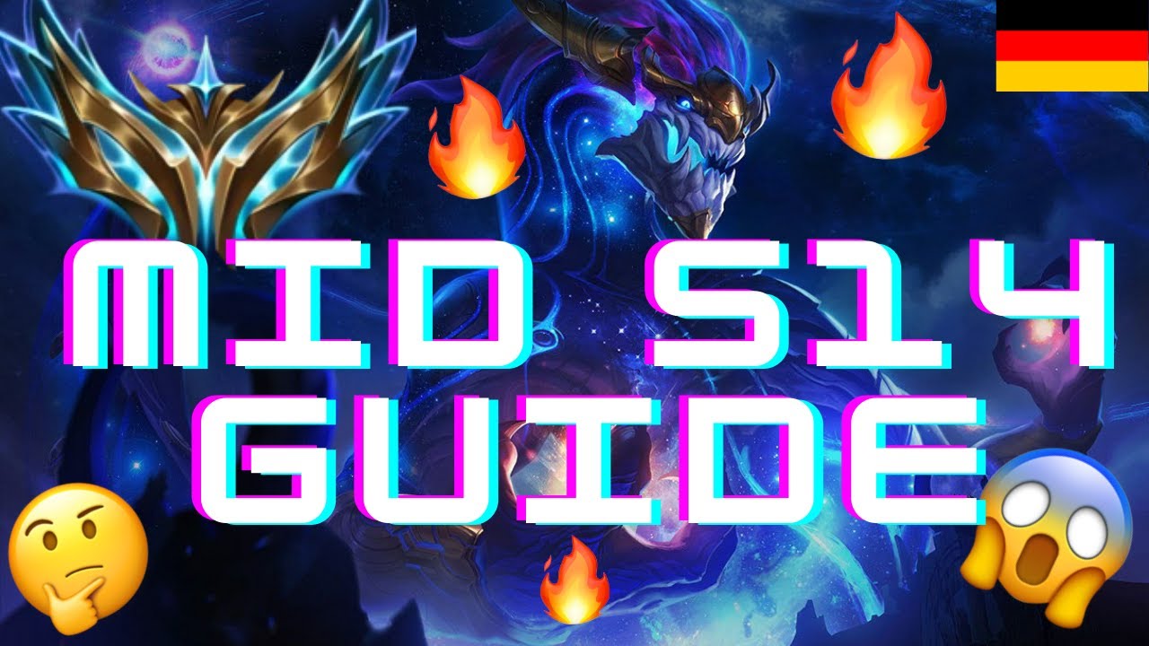 🧙‍♂️ MIDLANE GUIDE S14 german LEAGUE OF LEGENDS! Rank 1 Challenger Elo Aurelion Sol MID DIFF GG ...