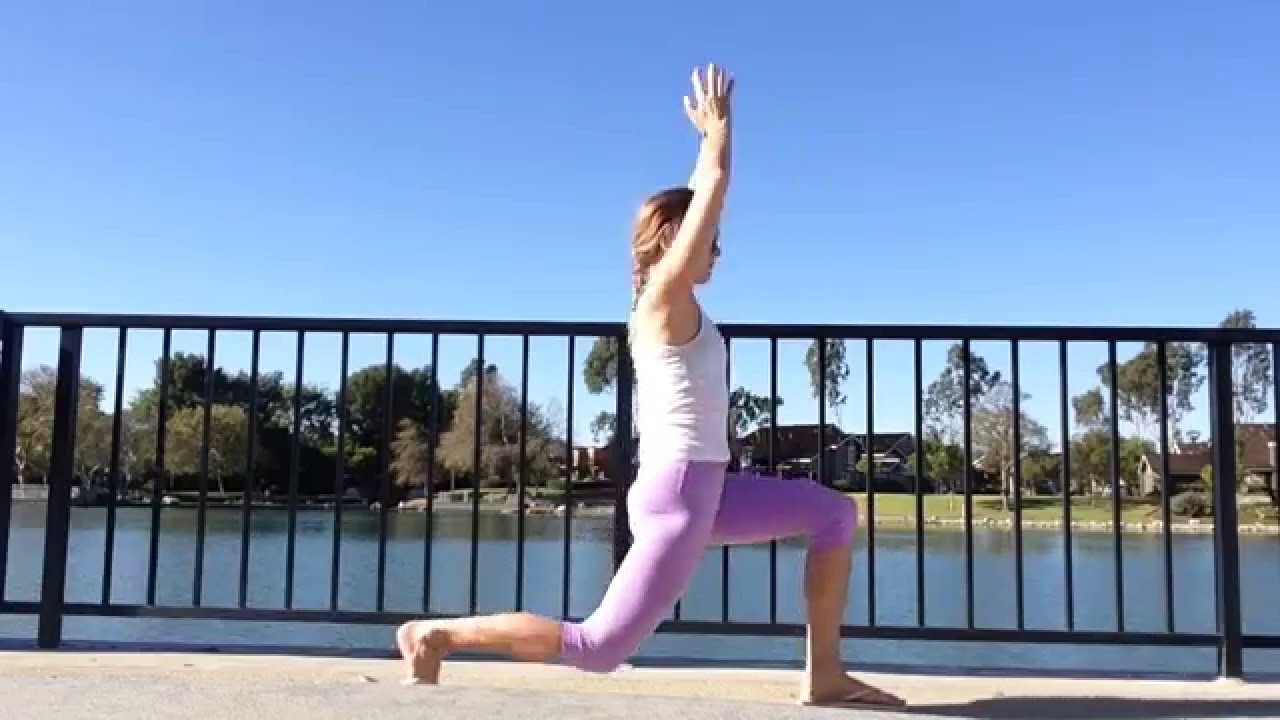 Crescent Lunge Dips: Legs, Glutes - YouTube