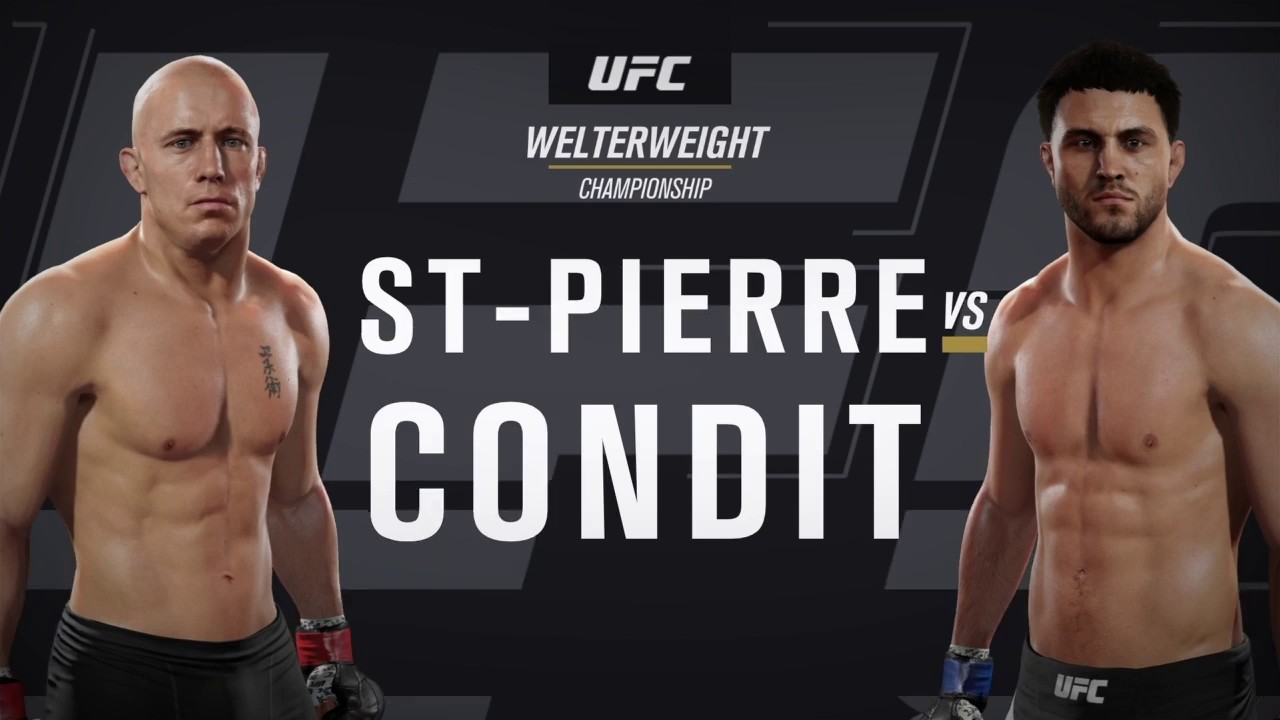 GEORGES ST-PIERRE VS CARLOS CONDIT - UFC WELTERWEIGHT CHAMPIONSHIP ...