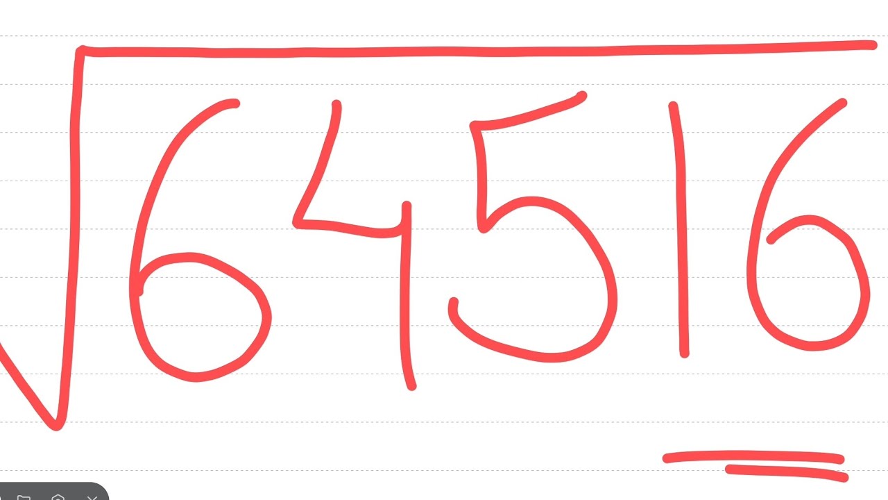 Square Root Of 64516 YouTube Square Root Of 64516 YouTube