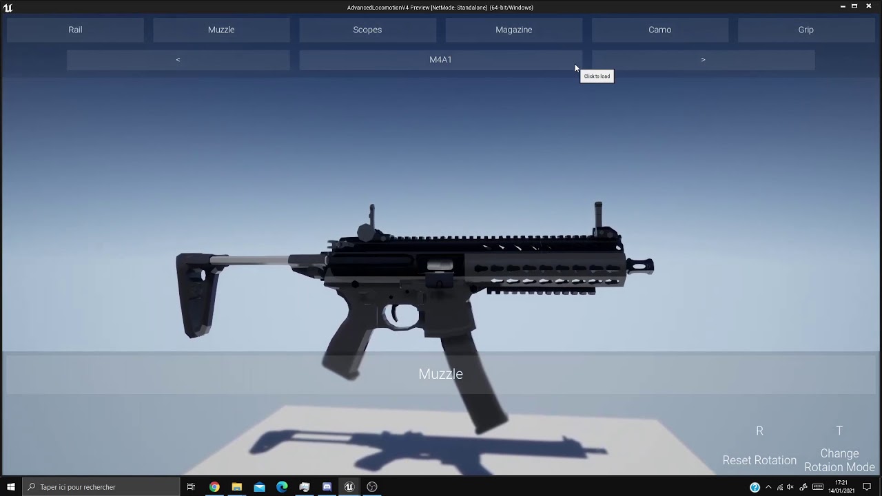 UE4 - Weapon Customization 1/3 - YouTube
