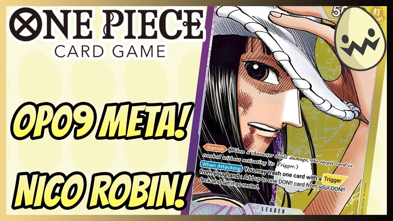 One Piece Card Game: OP09 Nico Robin Testing! - YouTube