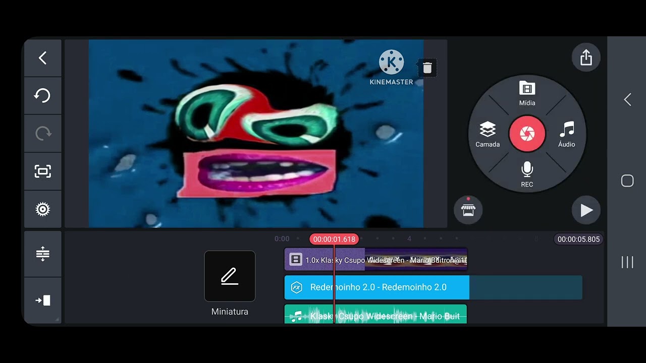 How To Make X Does Respond On Kinemaster - YouTube