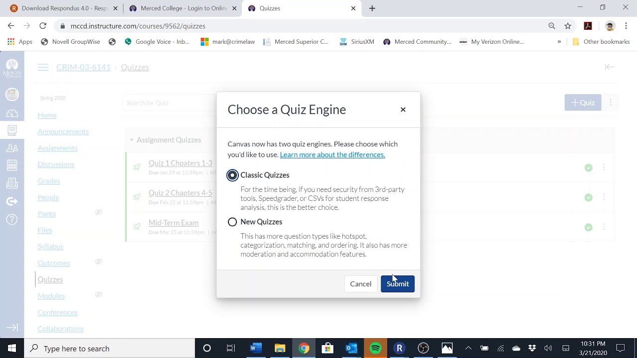 Using Respondus 4.0 to import existing Word tests/exams into Canvas ...