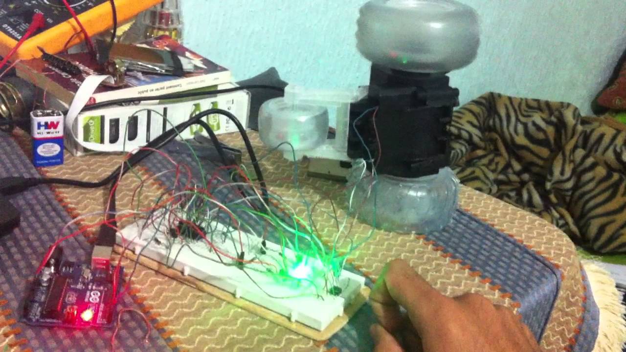 Arduino + L293NE + control motor with PWM - YouTube