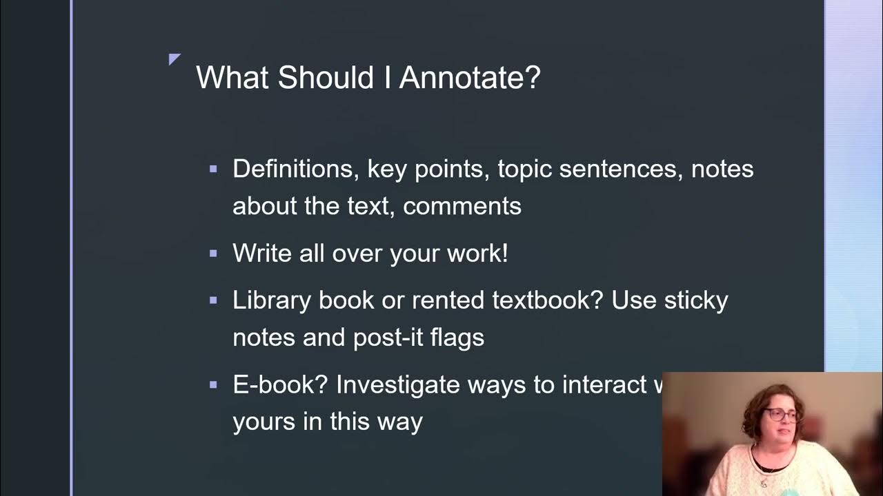 How to Annotate - YouTube