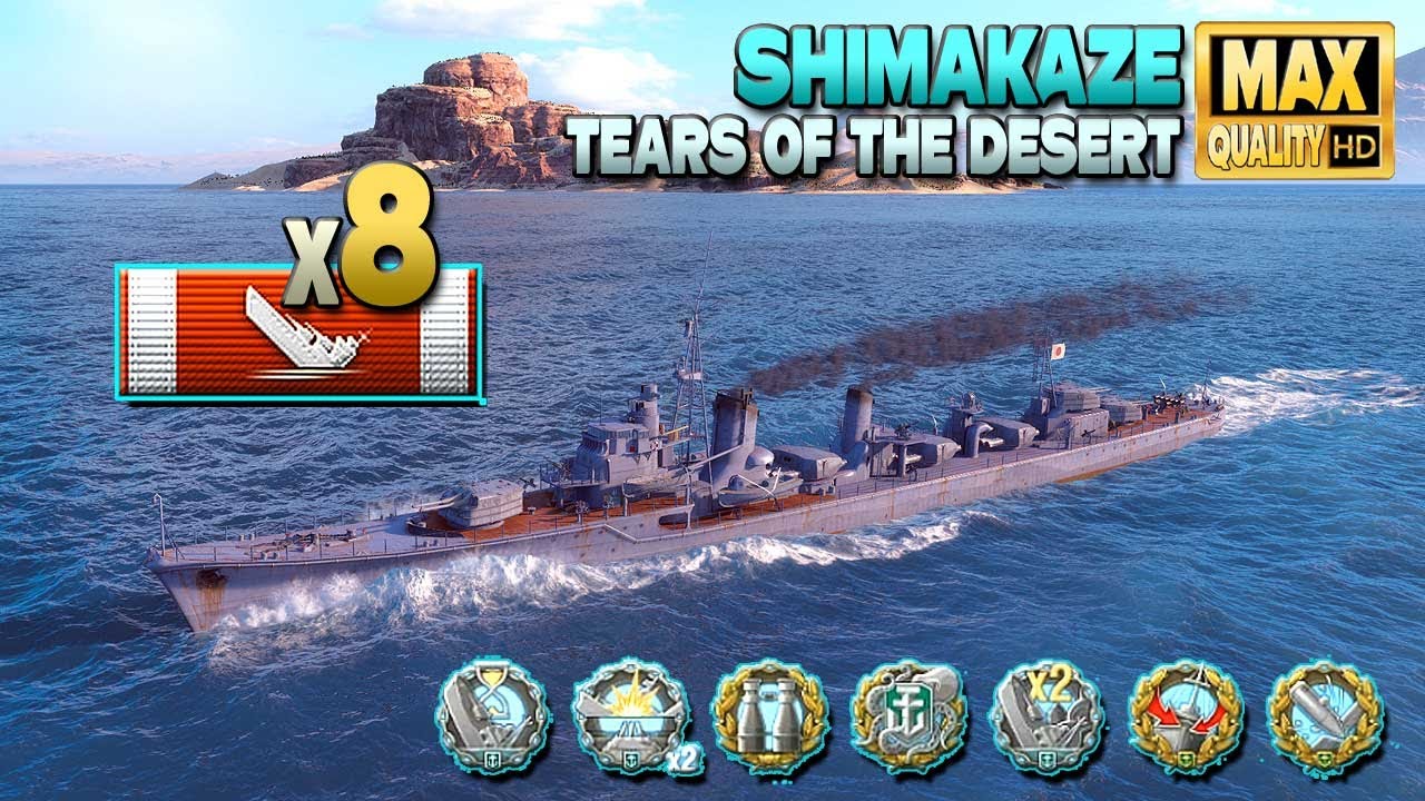 Destroyer Shimakaze: Casual player, great result - World of Warships ...