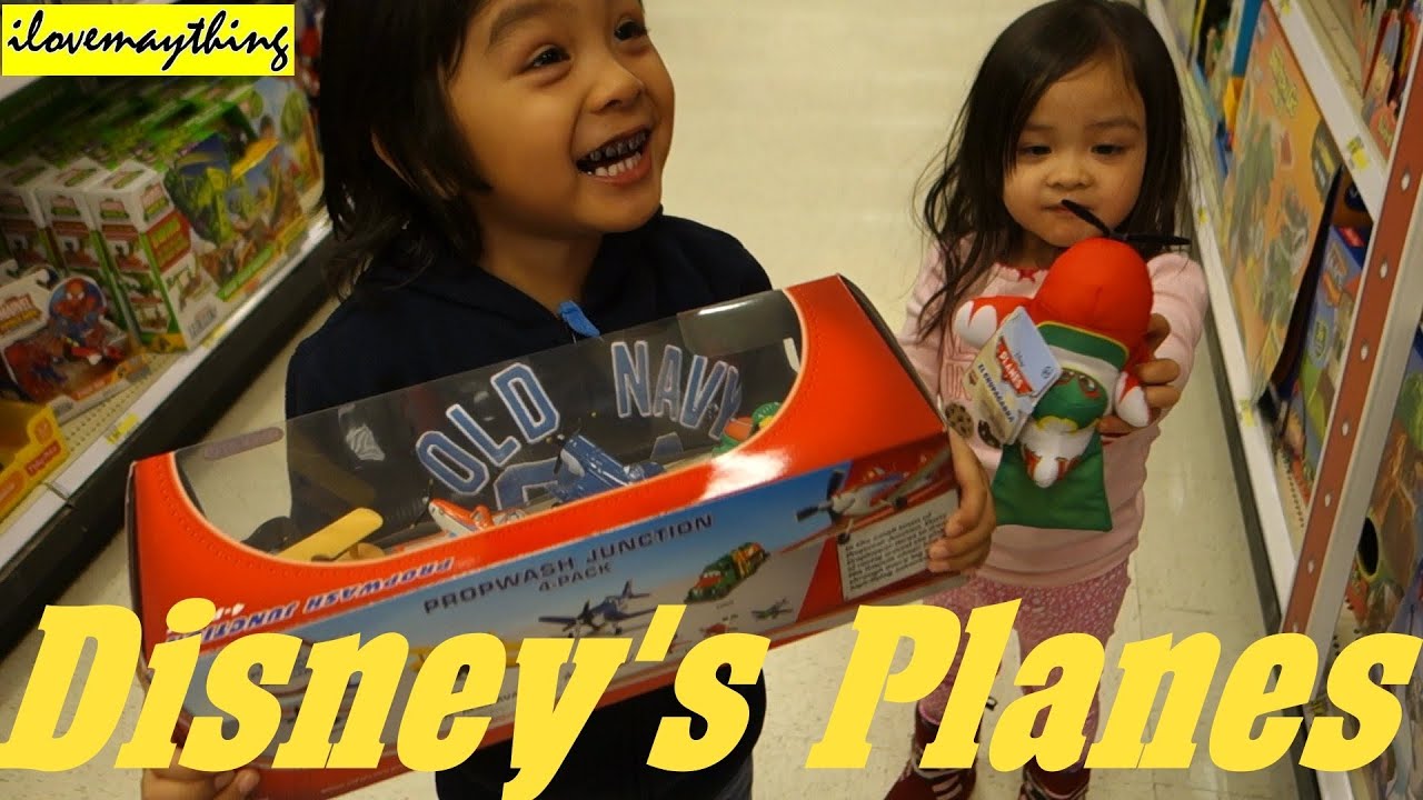 Checking Out Some DISNEY PLANES Toys with Hulyan & Maya :-) - YouTube