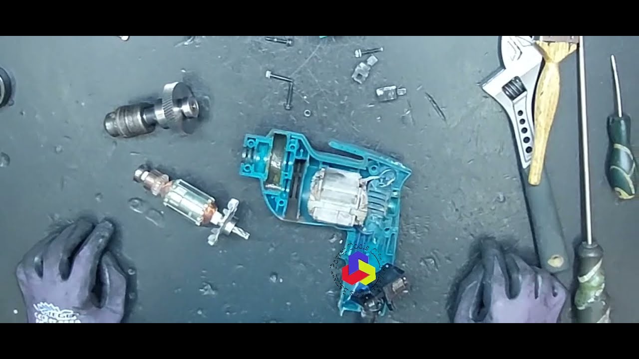 Makita Iconic Drill 6010B DIY Diagnose and Repair & Replace Drill chuck ...