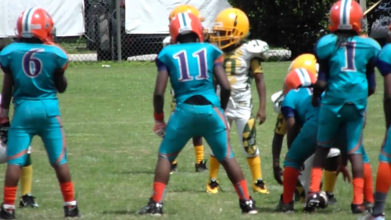 Bre'lan Mareus #11 east miramar dolphins crack back city - YouTube