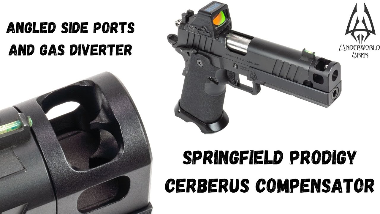 Underworld Arms Cerberus Compensator for the Springfield Prodigy - YouTube