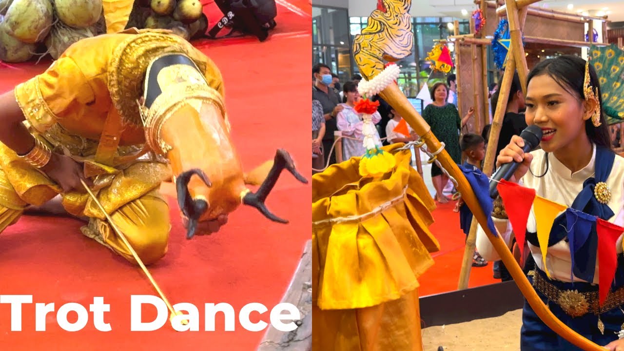 Trot Khmer Traditional Dance 2023 in Aeon Mall - YouTube