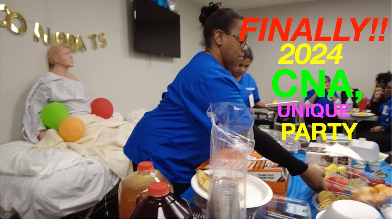 FINALLY! CELEBRATING OUR UNIQUE CNA END PARTY!! - YouTube