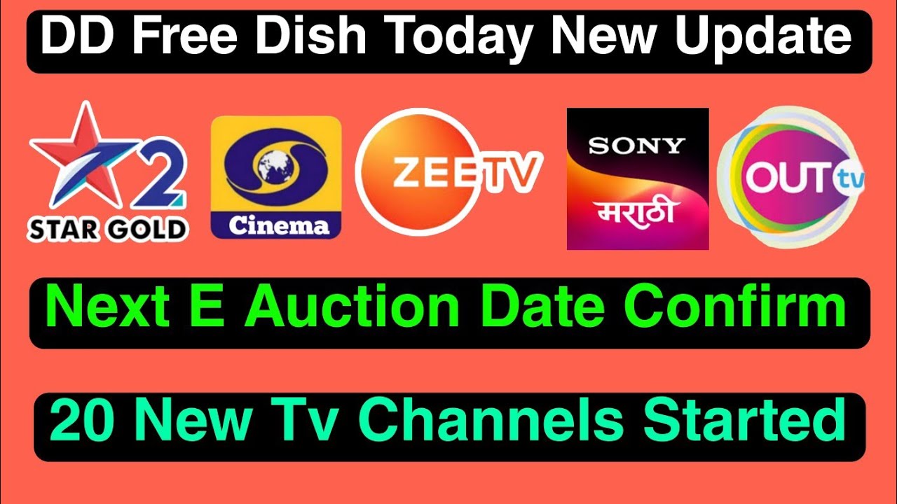 20 New Tv Channels Started FTA On DD Free Dish @BreakingNewsDth Next E ...