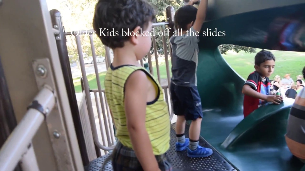 Older Kids Block All Slides - See what happens next - YouTube