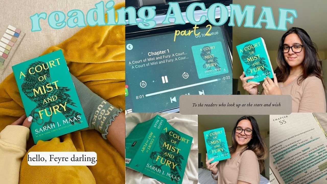 Reading ACOMAF 🤍 | part 2 *with SPOILERS* 🦇 - YouTube