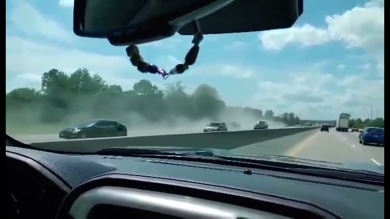 Wrong way drivers on the 401 following transport collision - YouTube